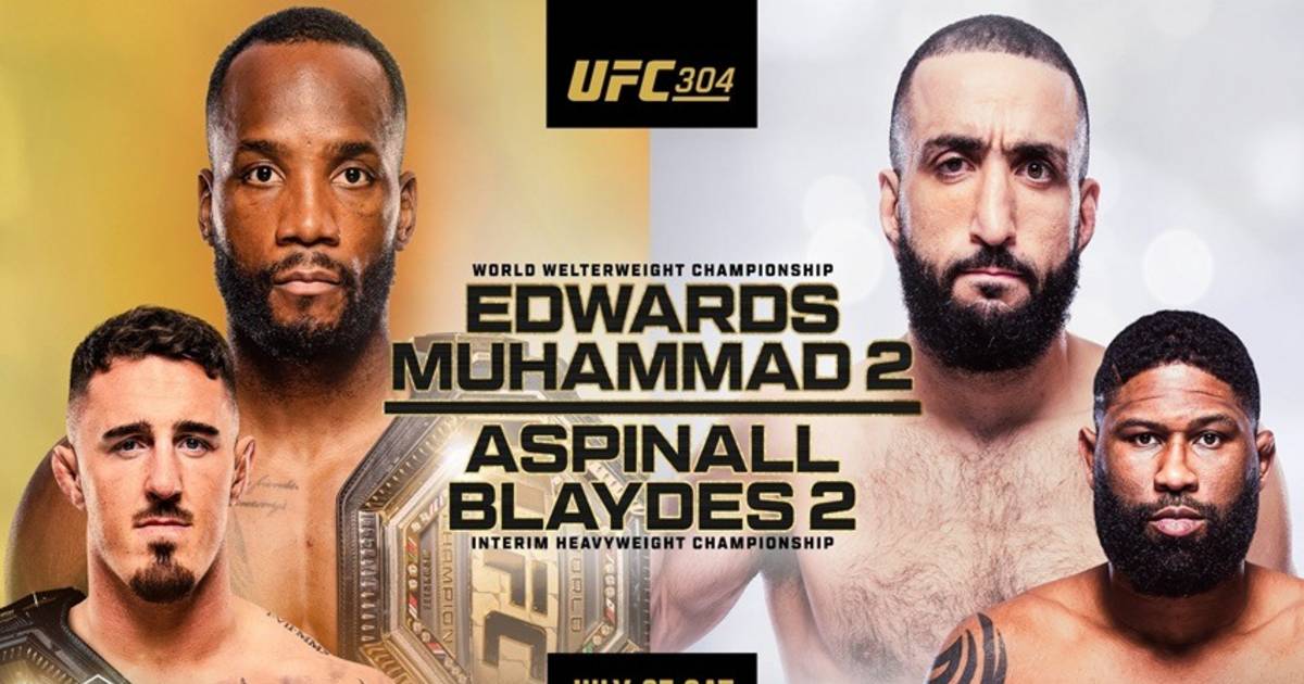 UFC 304: hora, cartelera y cómo ver los dos títulos en juego en Chile